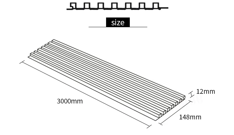 Modern Waterproof Wpc Wall Cladding Interior Pvc Wall Panels Plastic ...