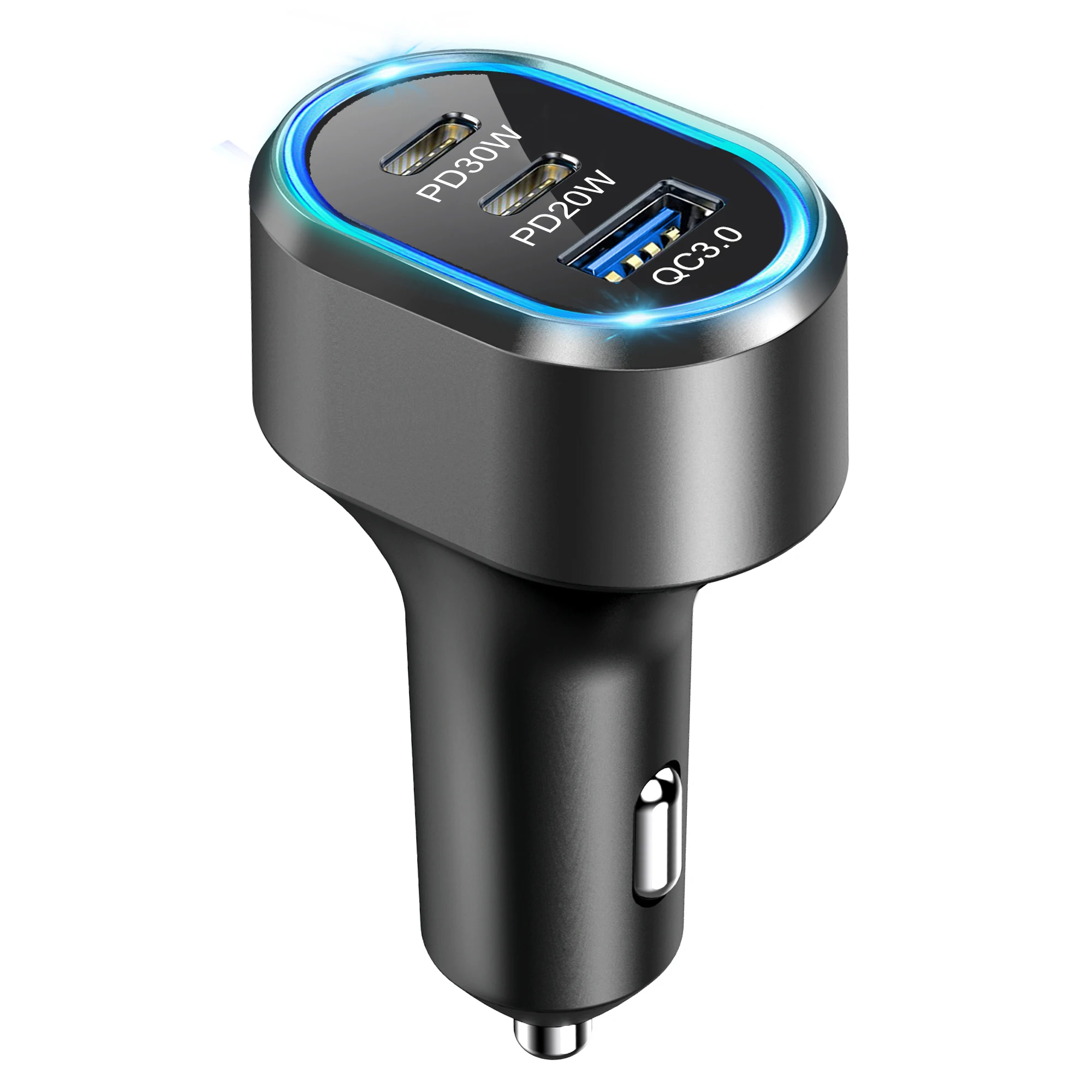 New Arrival Car Charger 3 Port 68w Qc3.0 Usb Pd50w Type C Charger 12 ...