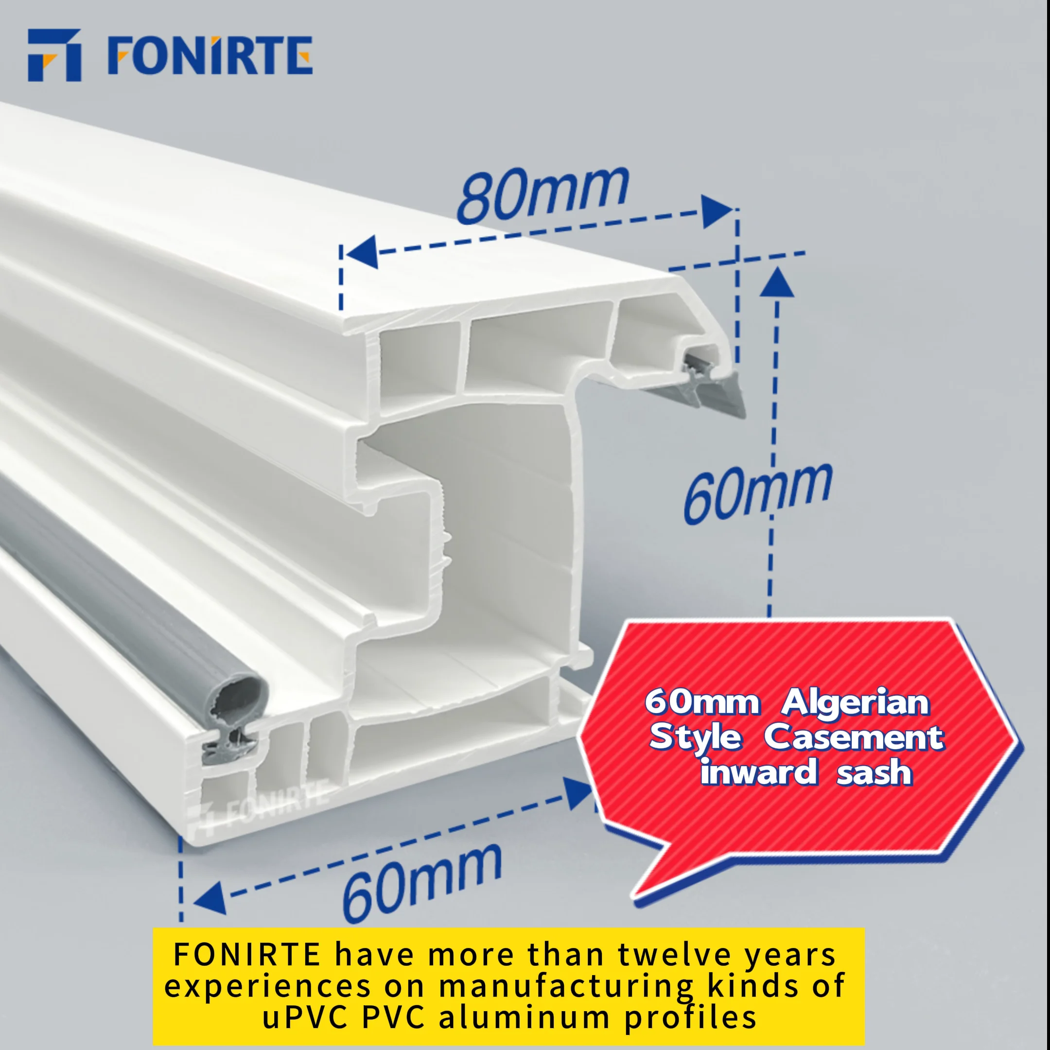 Fonirte Factory Pvc Other Window Door Extrusion Machine Upvc Profiles ...