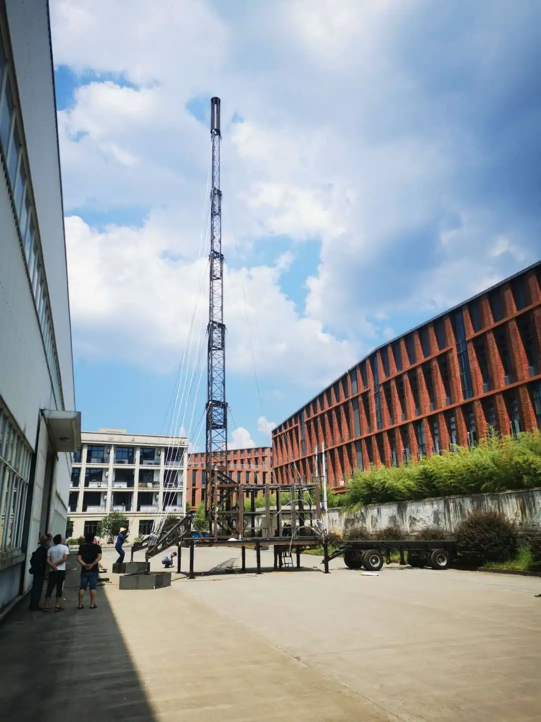 China Customized Portable Cell On Wheel Mobile Trailer Tower