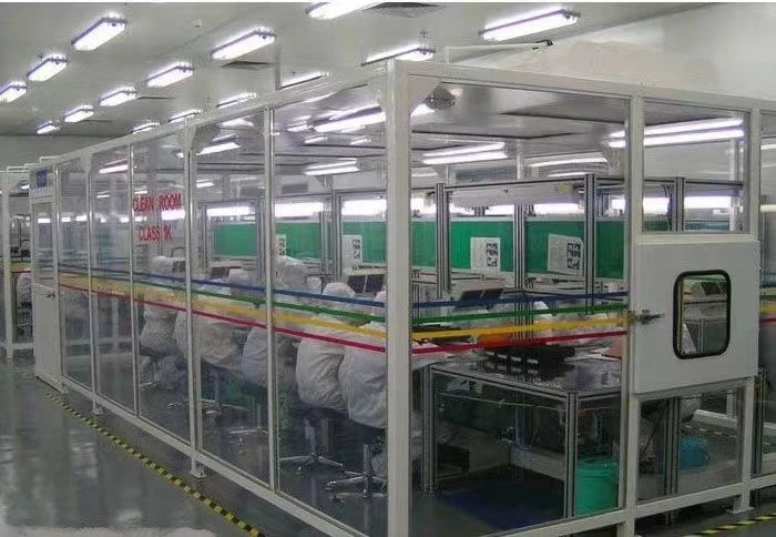 Class 100-10000 GMP Modular Dust Free Portable Industrial Clean Room
