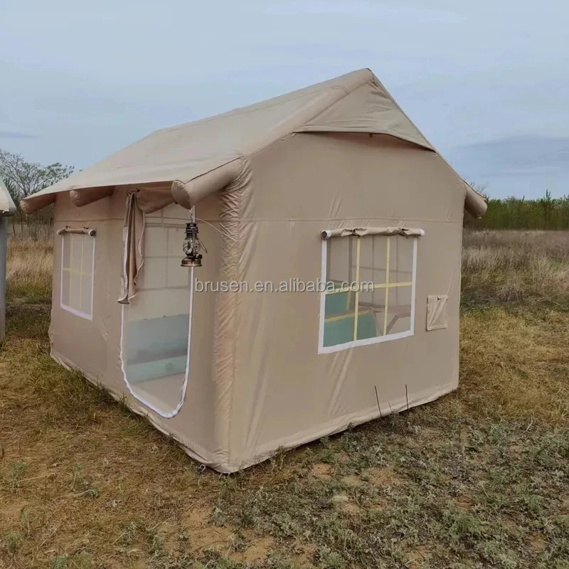 Air Pole Glamping Inflatable House Tent - Perfect for 6-8 People