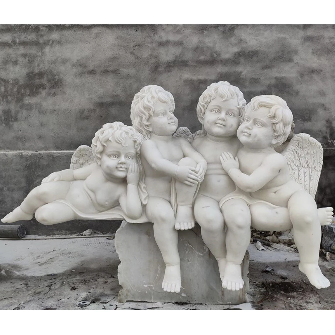 Lovely Home Garden Decoration Custom Real Size Natural White Marble ...