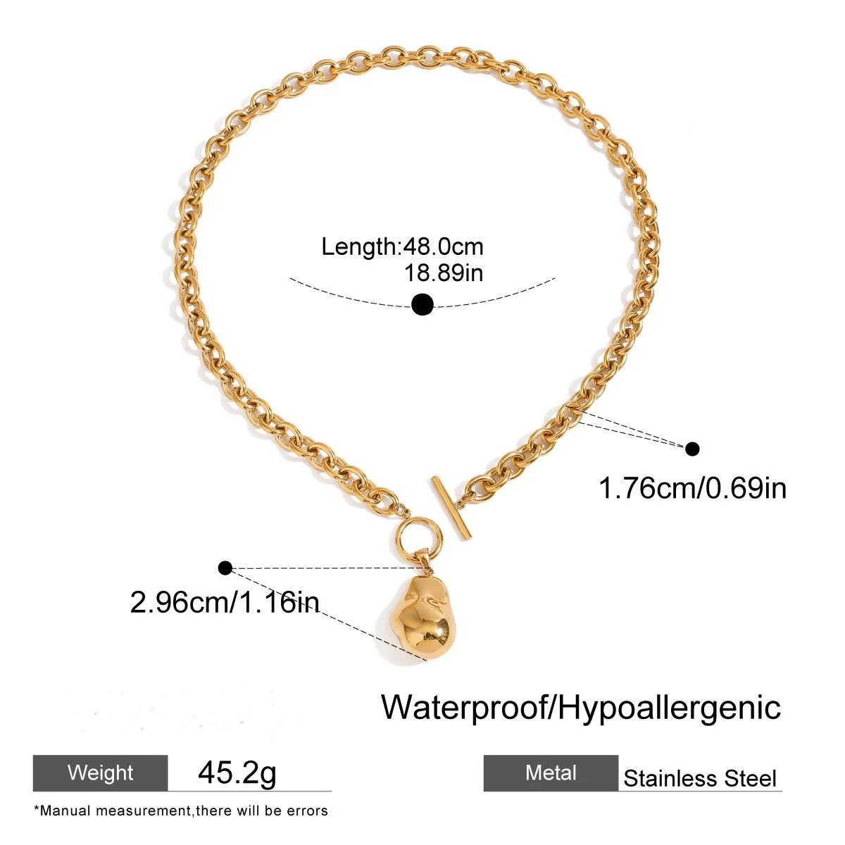 ERESI Minimalist Stainless Steel Wholesale Tarnish Free Jewelry Gold ...