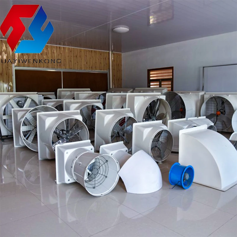 Direct Drive Fiberglass Ventilation Fan Pvc With Shuttered Frp Cone Fan ...
