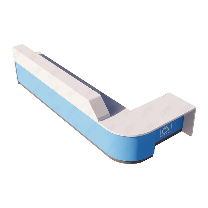 Modern Design Medical Consultation Table Wood Reception Triage Table ...