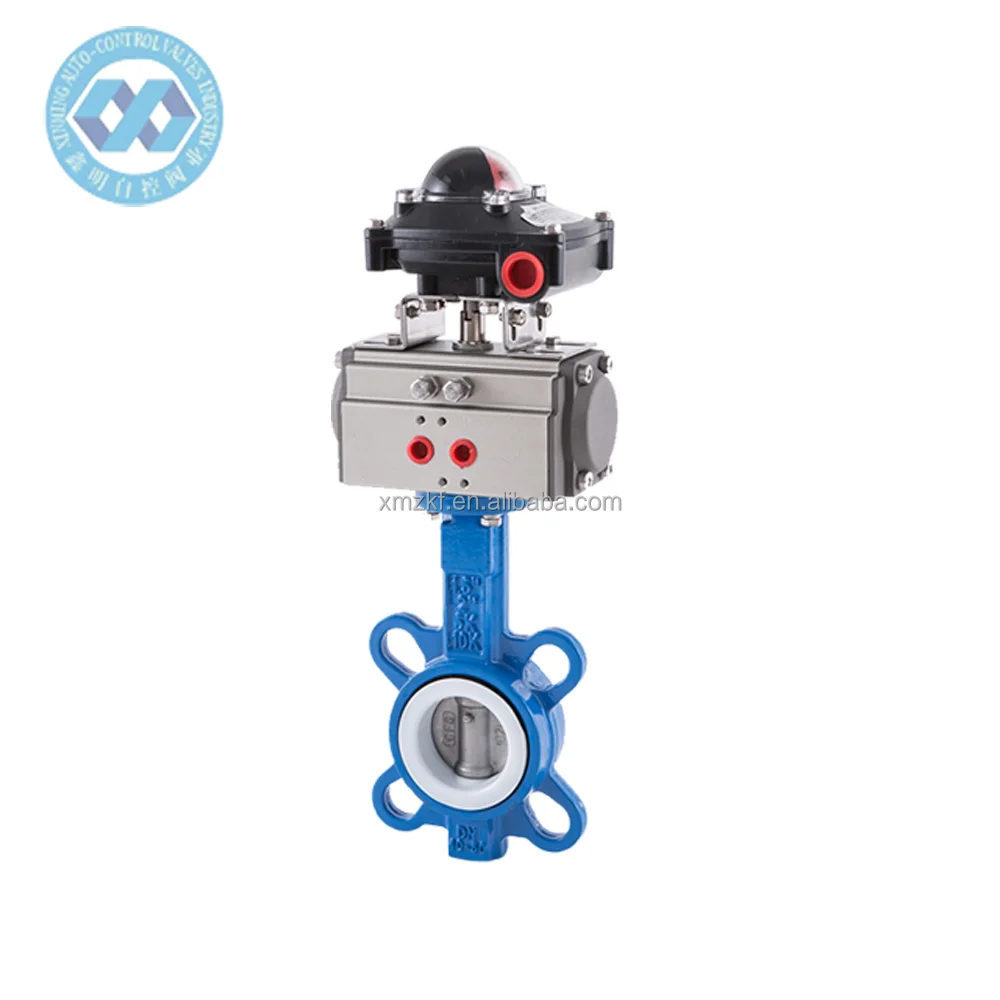 Customized Pneumatic Actuator Air Control Butterfly Valve
