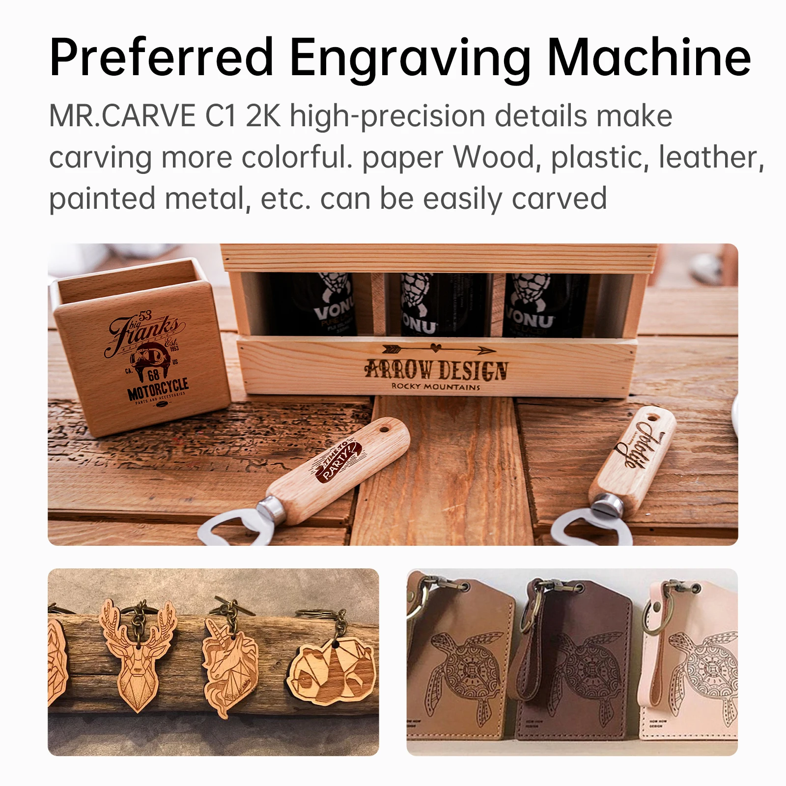 Mr.carve C1 Fully Automatic Portable Laser Engraving Machine Diy ...