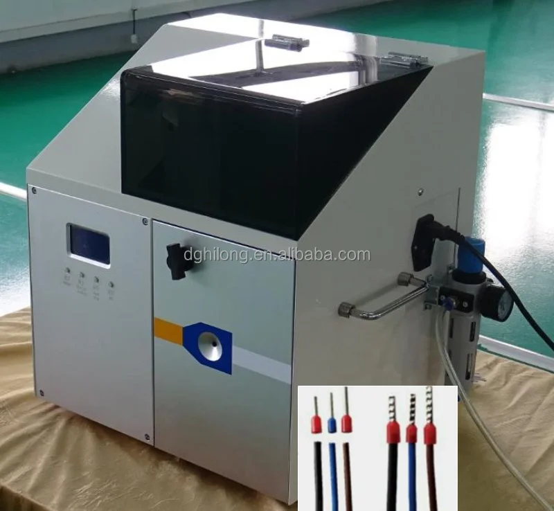 Tube-Type Ferrule Terminal Crimp Machine Cable Manufacturing Equipment ...