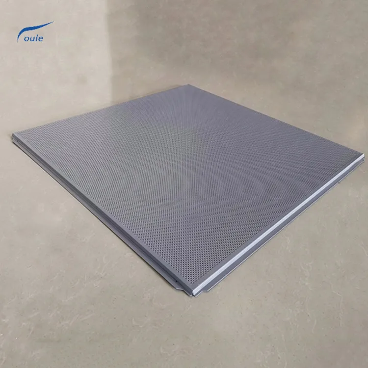 Perforated Metal Ceramic Tile Ceiling Decoration Aluminum