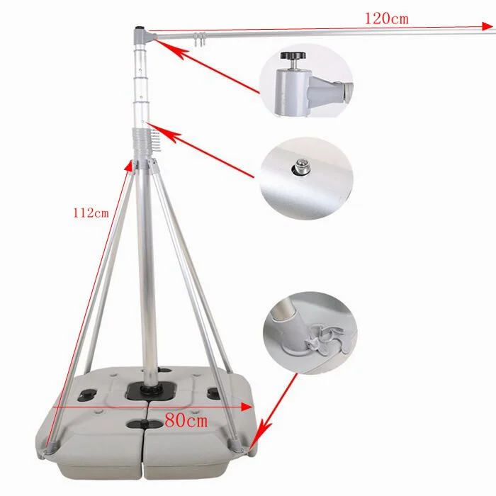 Portable Flag Pole Stand - 5M Telescopic Event Flag Pole