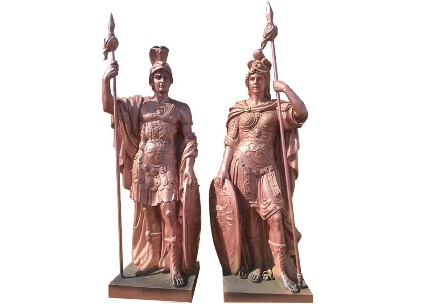 Outdoor Garden Decoration Reproduction Statue Artwork Bronze Person ...