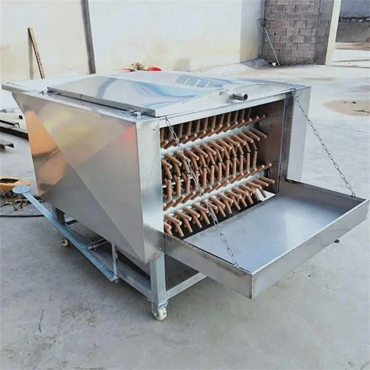 High-automation Poultry Feather Removal Machine - 7-Roller Chicken Plucker