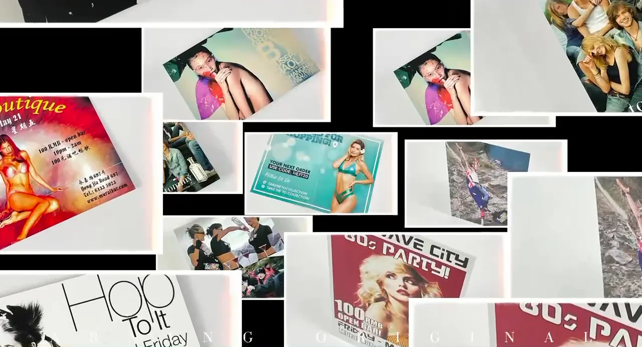 Custom Business Card Flyer Product Insert Card Shop Flyer Printing Service Postcard Printing In ...