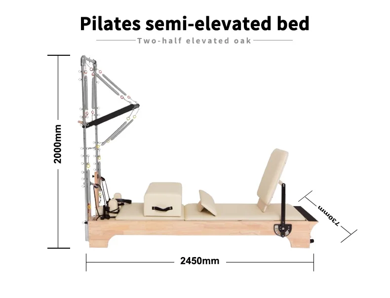Home Fitness Equipment Customized Oak Maple Core Training Pilates Bed ...