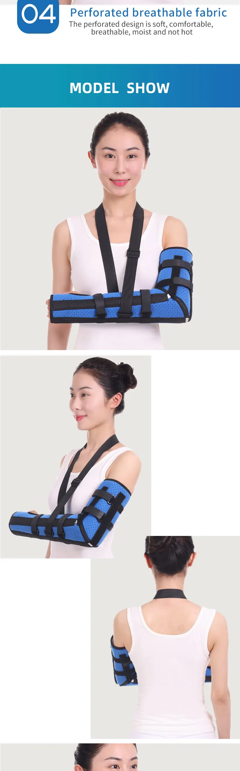 Adjustable Orthopedic Elbow Brace Stabilizer Splint Shoulder Support ...