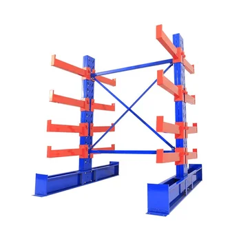 Heavy Duty H-shaped Steel Cantilever Racking System Racks For Long ...