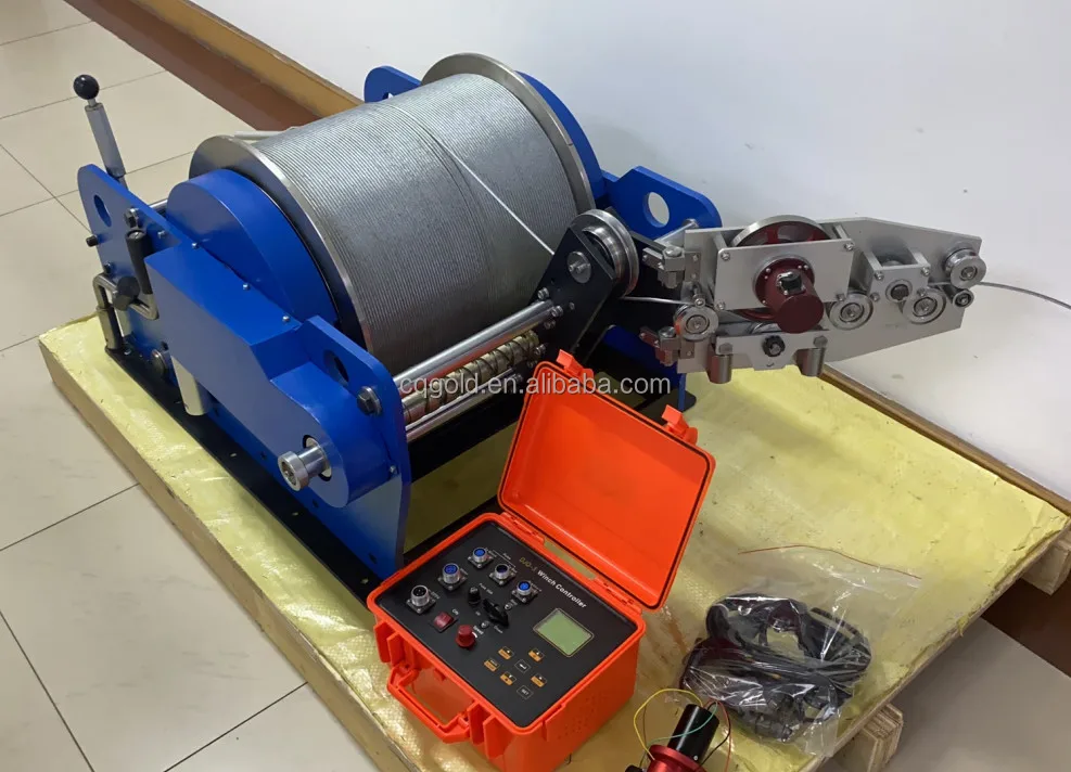 2000m Long Wireline Geophysical Borehole Winch for Tractors