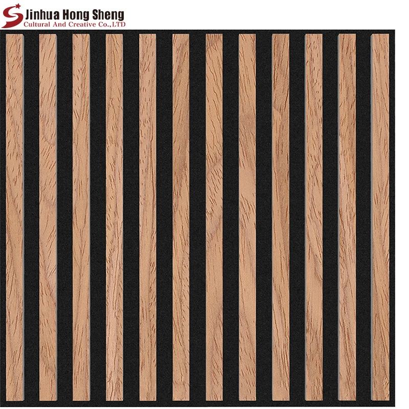 60x60 cm Soundproof Wall Panels square Acoustic Wood Wall Veneer Slat ...