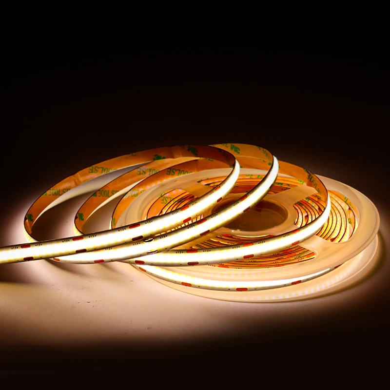 Cob Led Strip 480 Leds M 3000k 4500k 6500k Mono Color 12v 24v Flexible