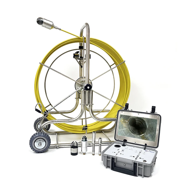20-100m Industrial Borescope Sewer Drainage Pipeline Inspect Push Rod ...