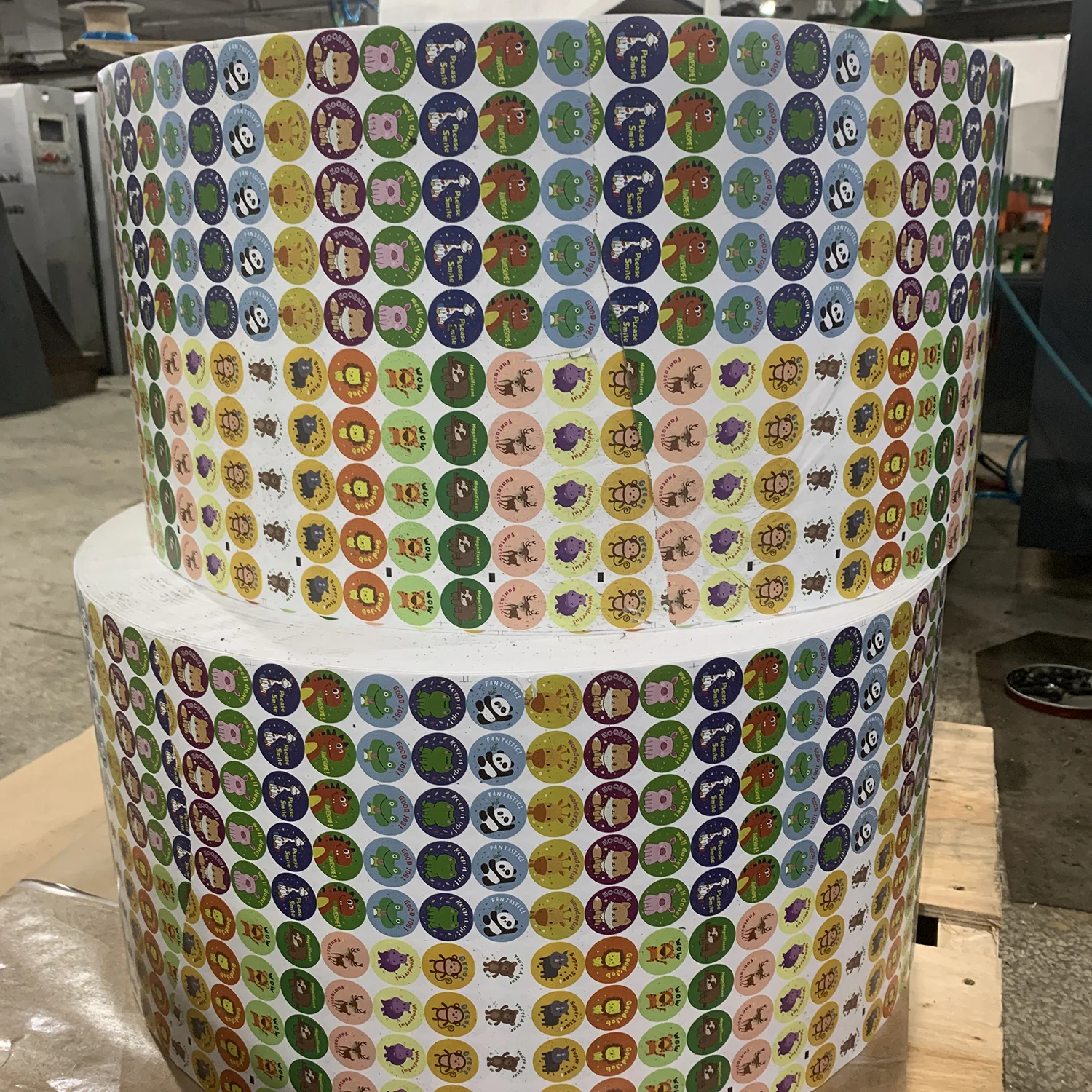 Multiple Color Custom Full Rotary Offset Self-adhesive Label Printing ...