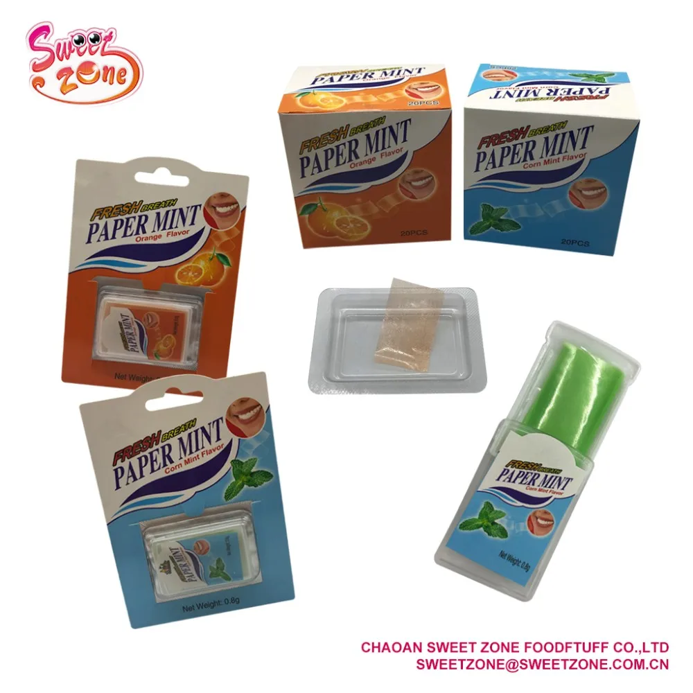 Fresh Breath Fruity Paper Mint Candy - Sweetzone SZA-455