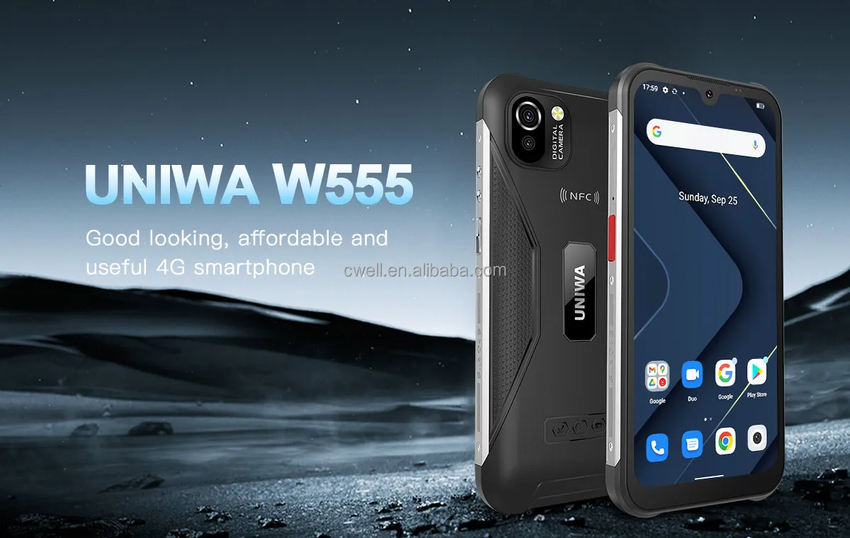 Uniwa W555坚固耐用风格户外双sim卡安卓手机2022最新坚固耐用手机型号 - Buy 坚固的移动电话,双卡安卓手机,最新款手机型号 ...