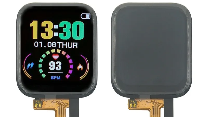 1.7 Inch 240x280 Ips Lcd Display 4w Spi Capacitive Touch Screen For ...