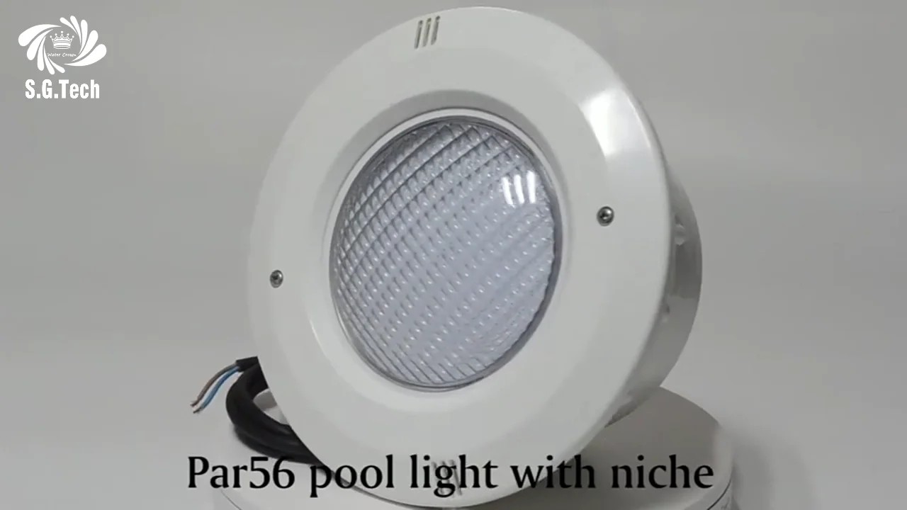 Outdoor Underground Pool Light 18-45w Rgb Water Crown Abs Pool Lamp For Swimming Pool ...