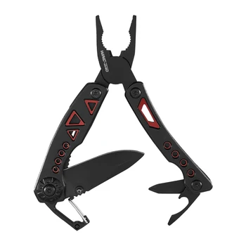 8in1 Black Tactical Multi Tool Multifunctional Tool Fold Pocket Knives ...