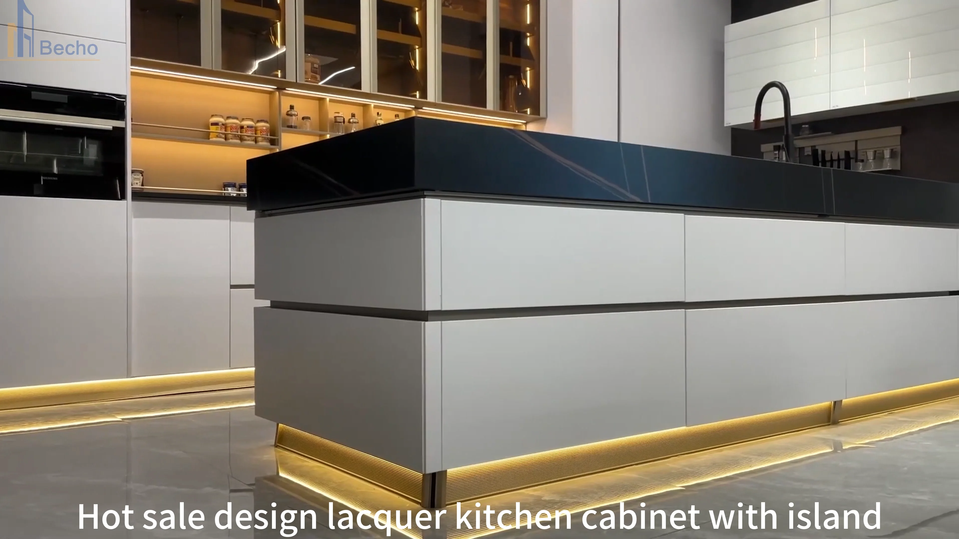 Becho Luxury Modular Modern Design Kitchen Cabinet - Buy Kitchen ...