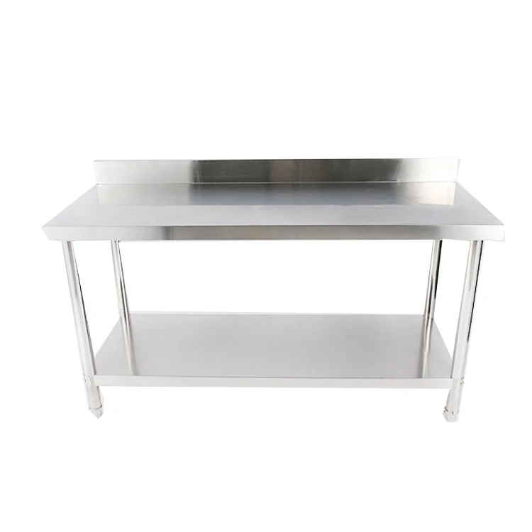 Restaurant Commercial Kitchen Used Stainless Steel Workbench Corner Work Table Bench /Sorting ...