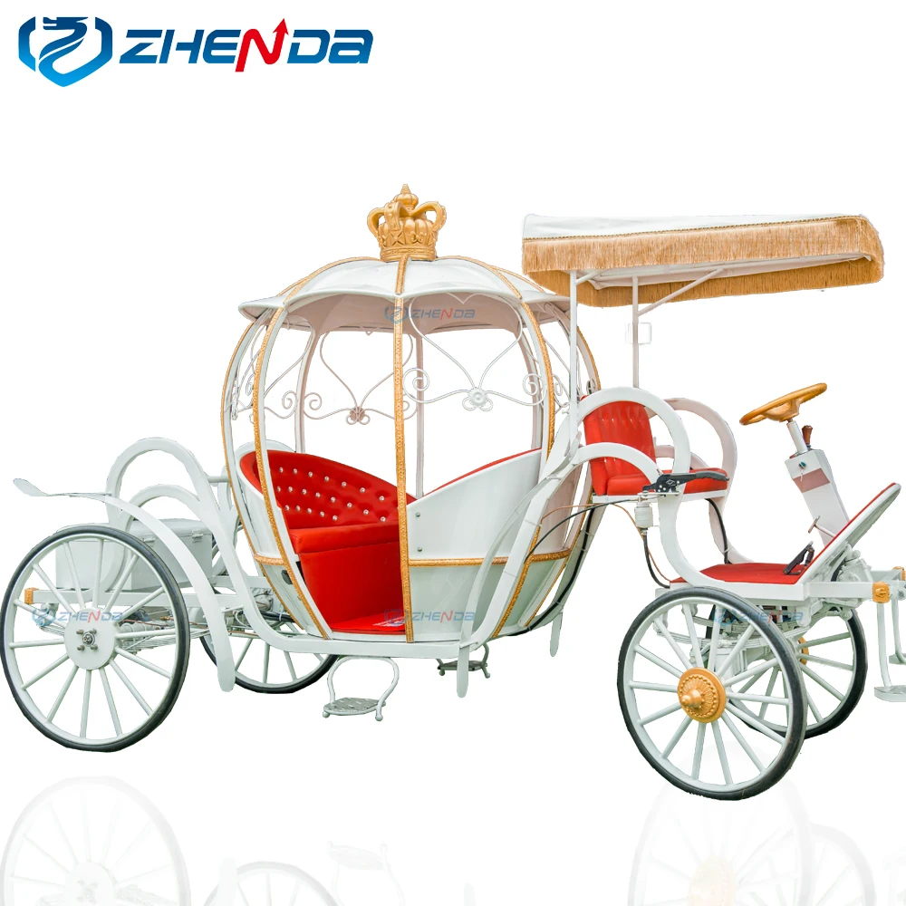 Customized High Quality Cinderella Carriages Electric Horseless Vintage ...
