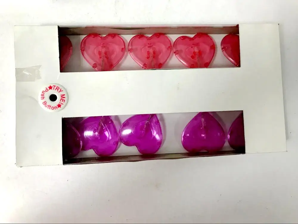 Valentines Decorations String Lights Led Heart Shaped Lights Battery ...