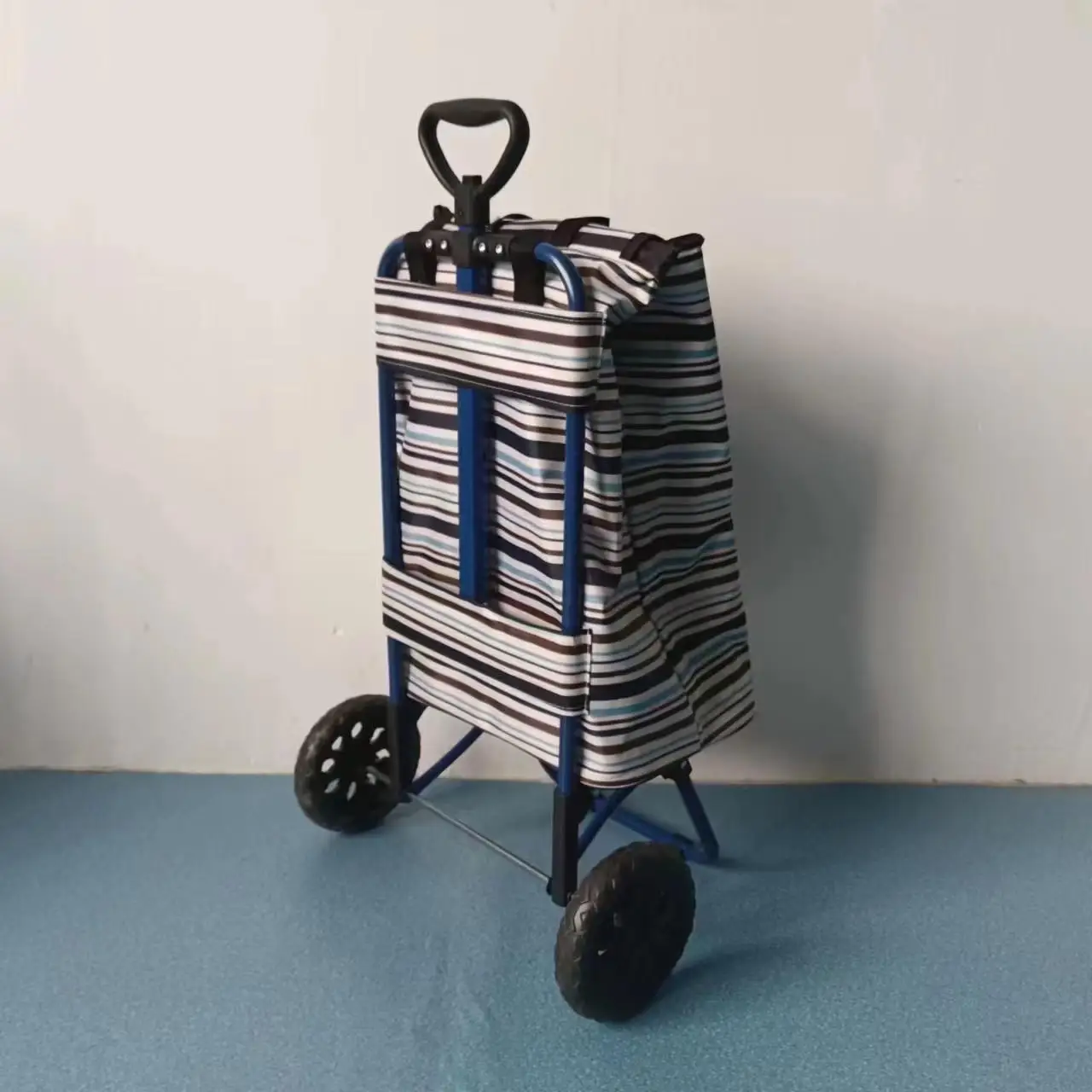 Folding Mini Shopping Fold Foldable Trolleys Wisda Commercial Hand ...