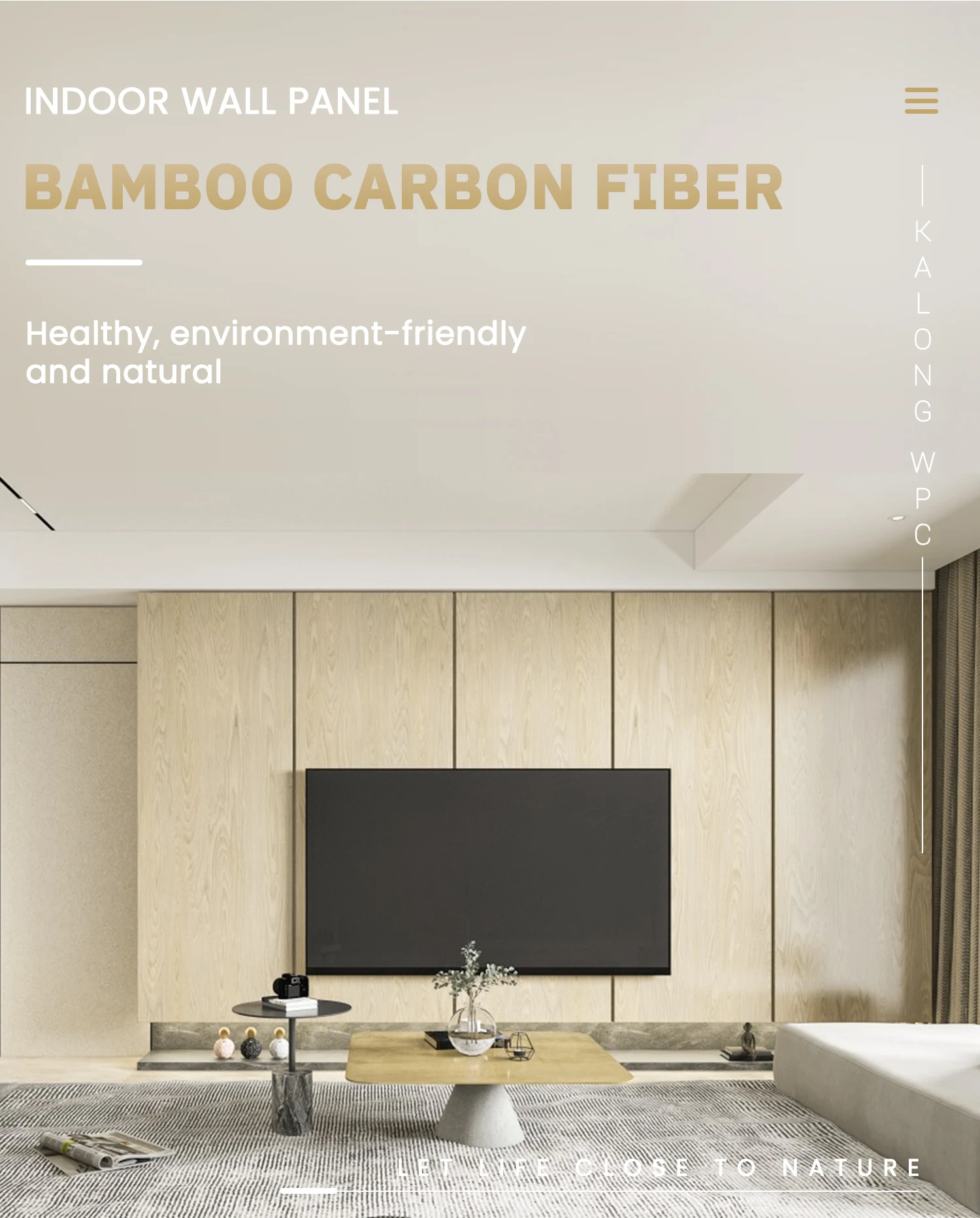 Environmental-friendly Interior Bamboo Carbon Fiber Wall Panel ...