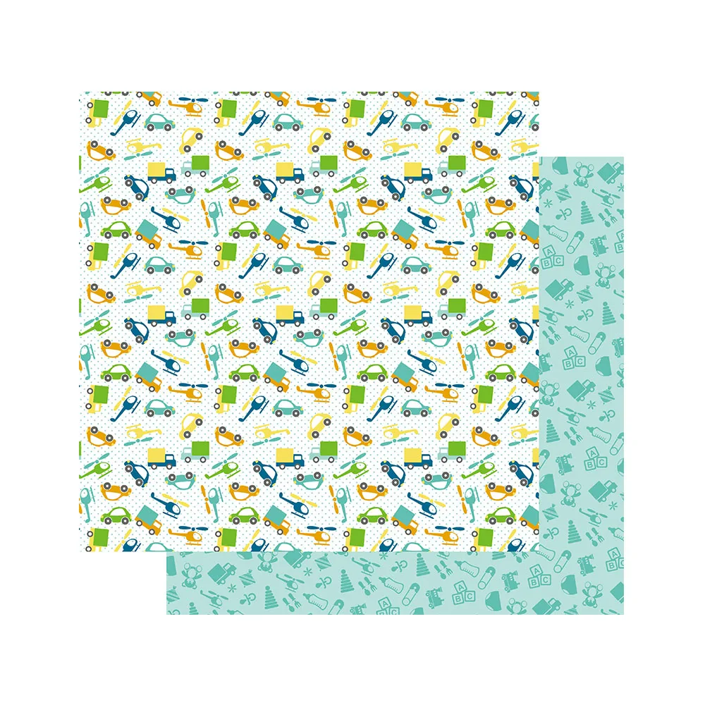 250gsm 12*12 Inch Custom Scrapbook Paper Printing Patterned Paper ...