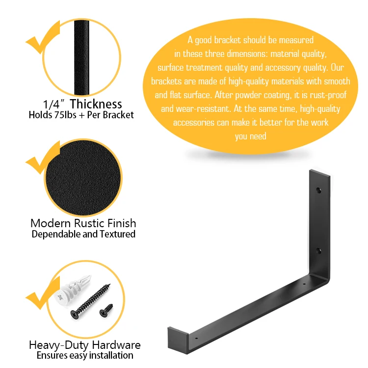 Jh-mech Shelf Brackets - Durable and Adjustable Solutions