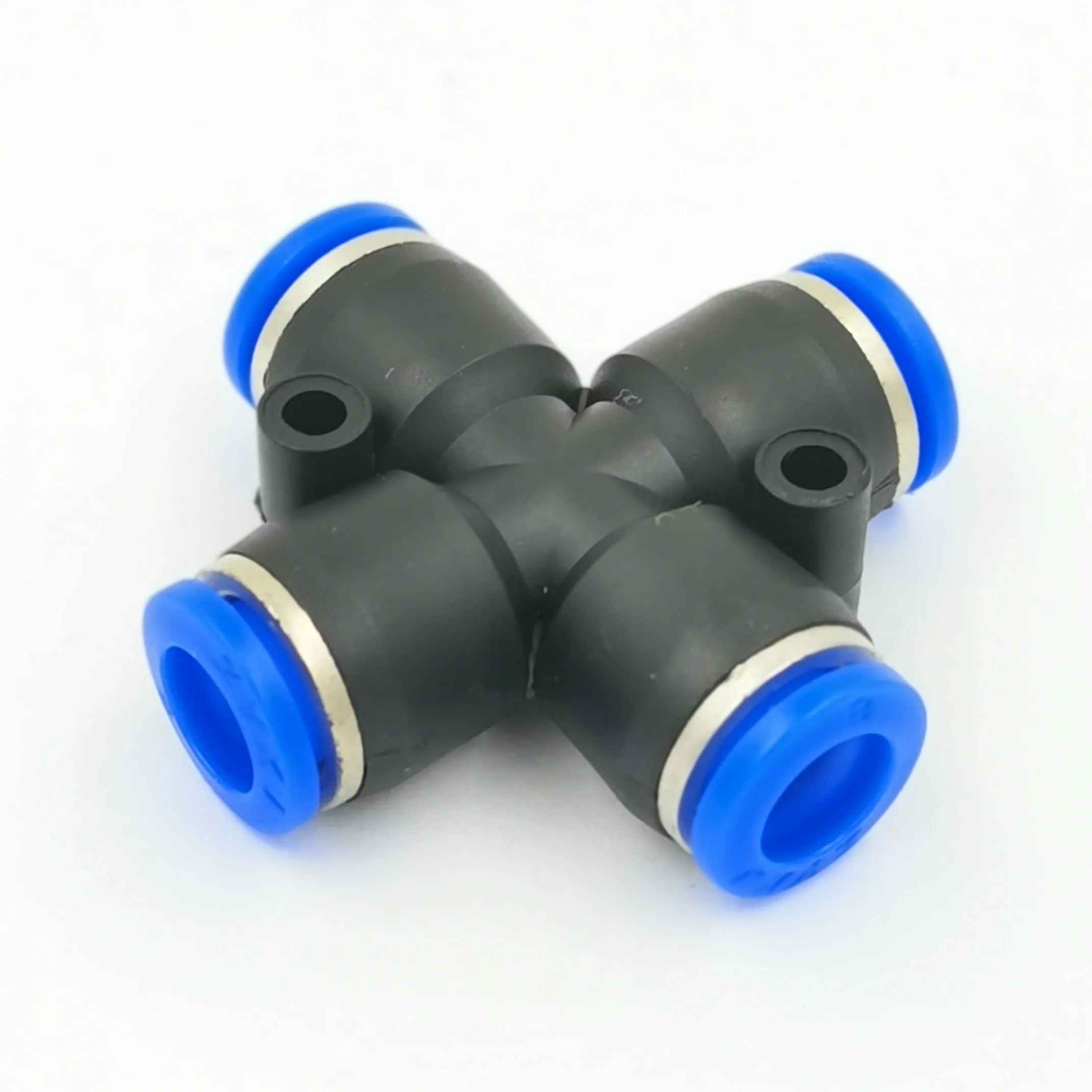 PZA Pneumatic 4 Way Cross Pipe Fitting Union Equal Cross air Connect ...