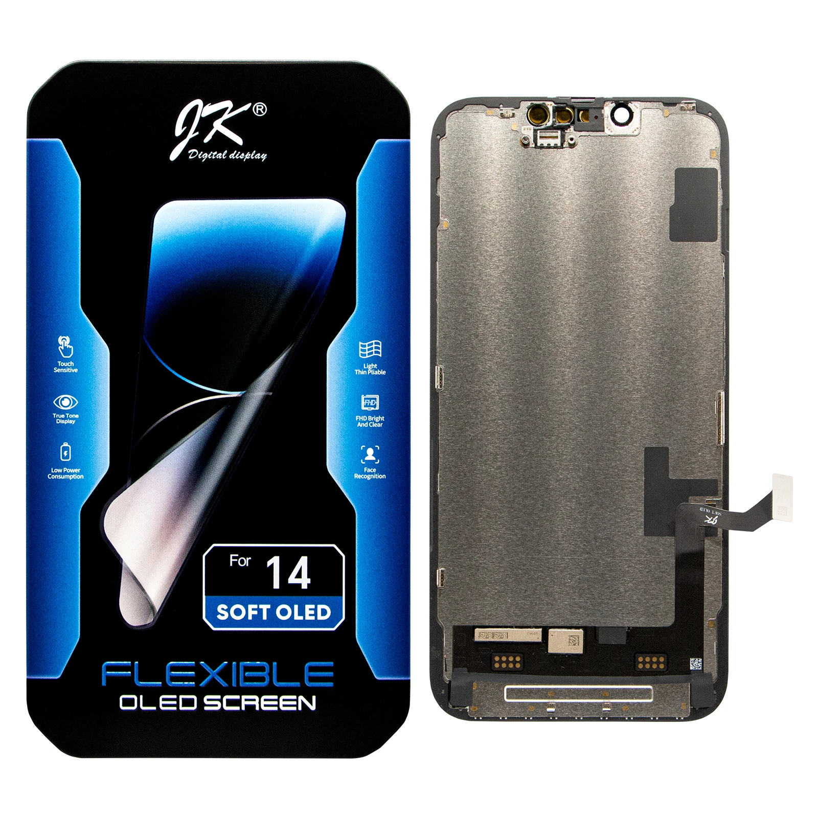 Updated 120HZ Soft OLED 14 Pro Screen with Touch High Display Full ...