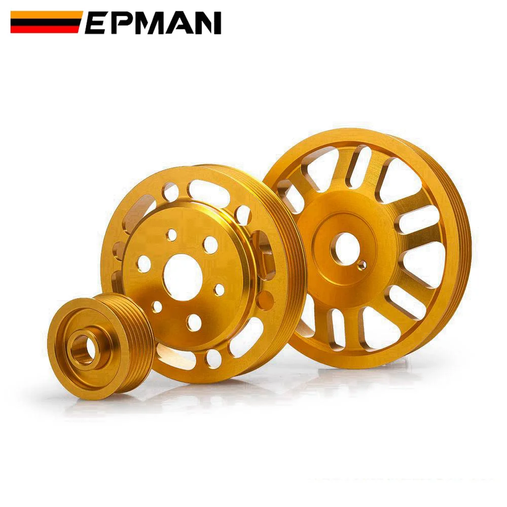 EPMAN Crank Alternator Water Pump Pulley for Toyota GT86
