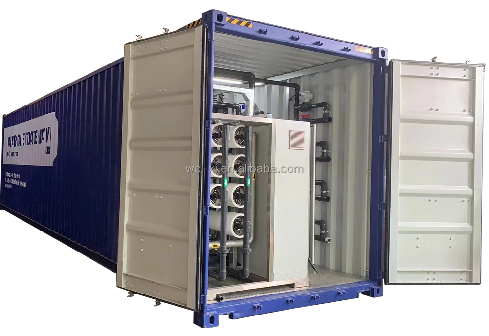 Remote Control Containerized Drinking Water Filtration System