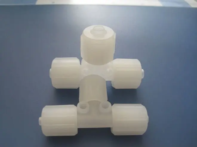 Customized Pipe Fittings Pvdf Pipe Connector Tube Fitting Elbow Pvdf ...