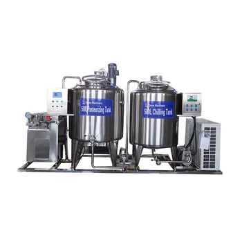 Small Scale 500 Liter Pasteurization Complete Milk Cooling Processing Equipment - Buy Milk ...