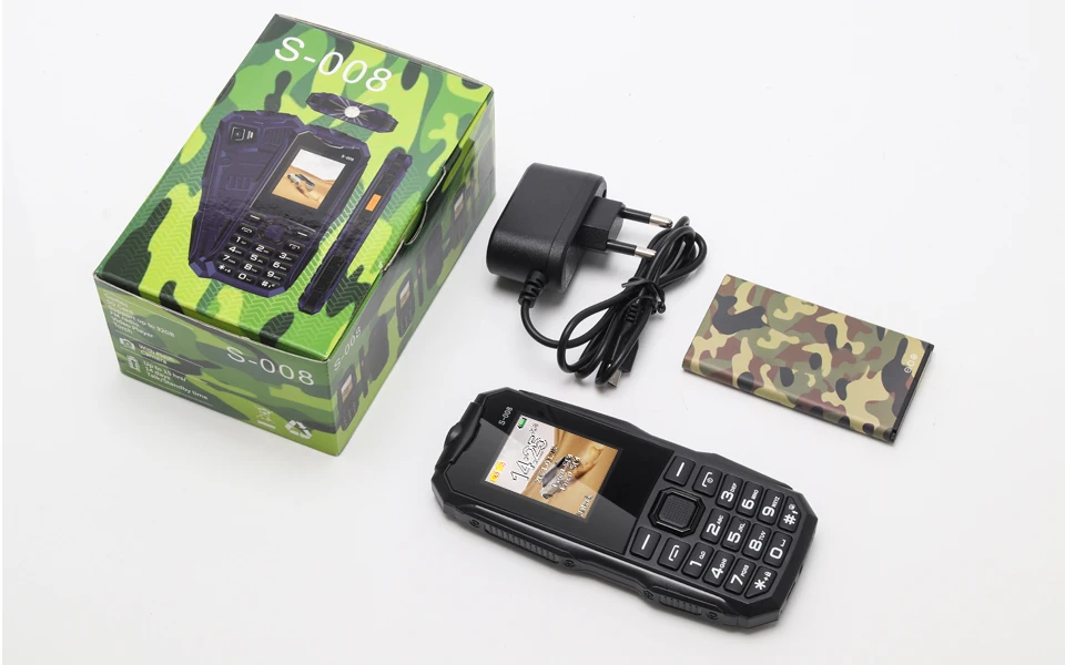 Uniwa S008 1.8 Inch Screen 25bi Big Battery Rugged Style Gsm Keypad ...