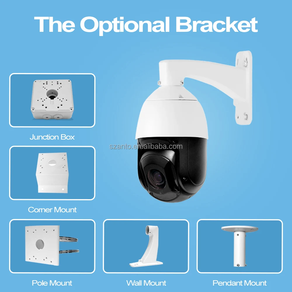 Outdoor Surveillance Home Security Cameras Ptz Face Detection Perimeter ...