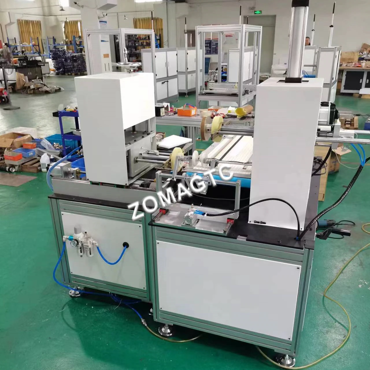 Cylinder Box Making Machine Paper Tube Labeling Machine Round Gift Box ...