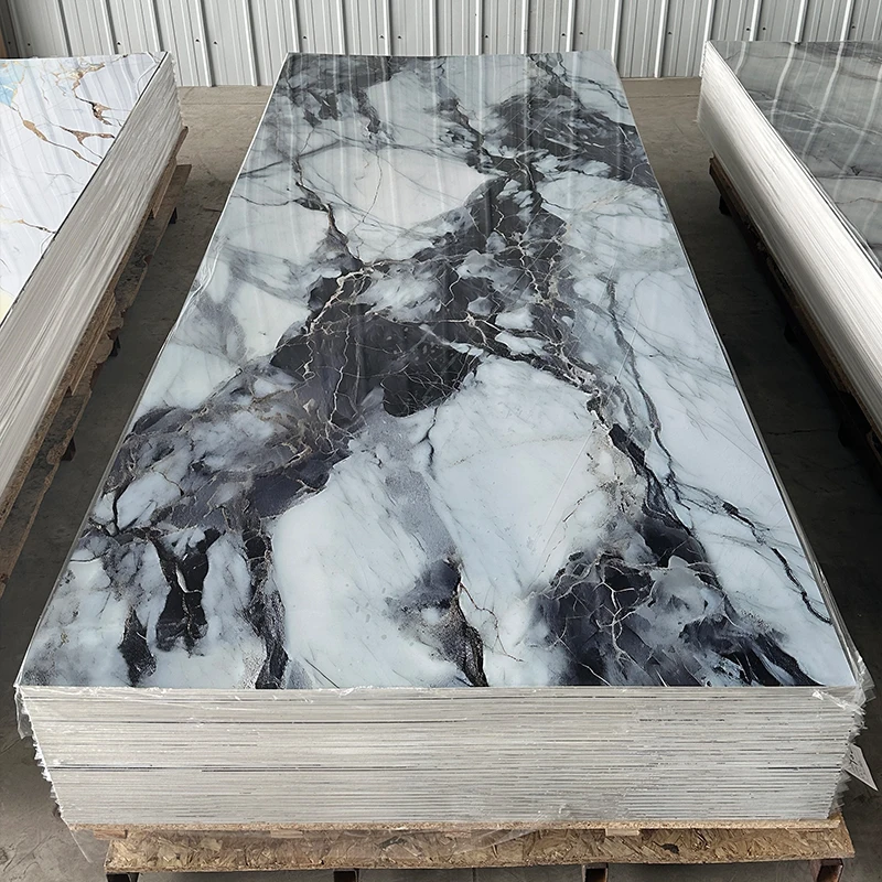 Waterproof PVC Marble Sheets for Kitchens and Bathrooms