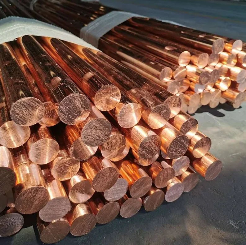 C12200 C1100 C1200 T2 Copper Clad Ground Rod 1mm Pure Copper Ion Ground ...